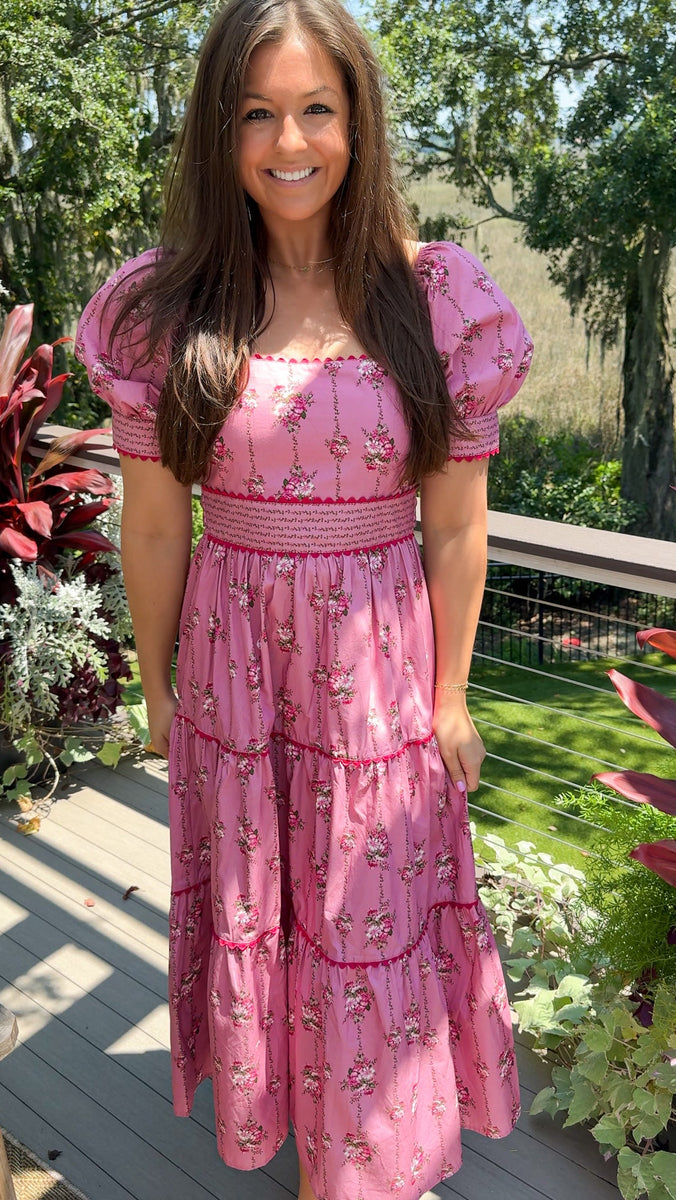 Beatrice Floral Maxi Dress – Annie Finch Boutique